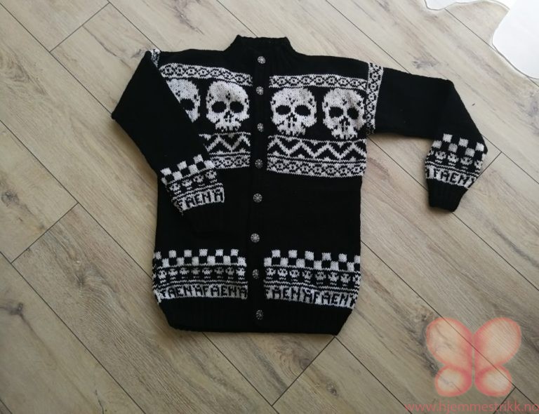 Faen’a kofte (M) Sort | hjemmestrikk